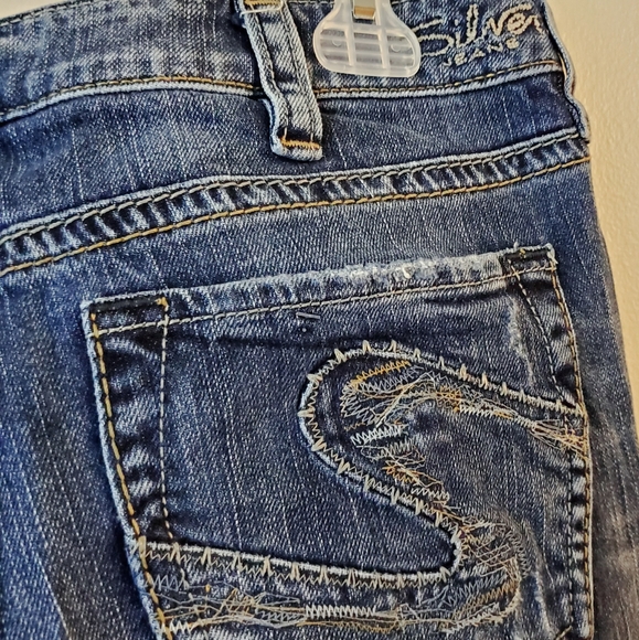 Silver Jeans | Jeans | 3233 Womens Silver Jeans Distressed Rips Boot ...